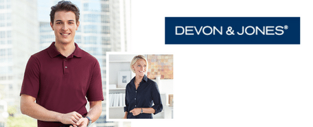 Devon & Jones Size Chart | Stitch Logo