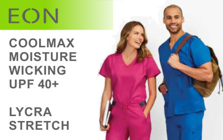 Eon Scrubs Collection | Stitch Logo Uniforms