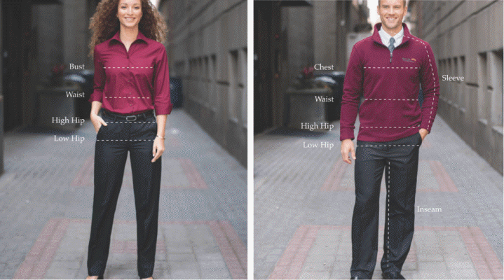 Port Authority Size Chart | Jackets, Shirts, Outerwear