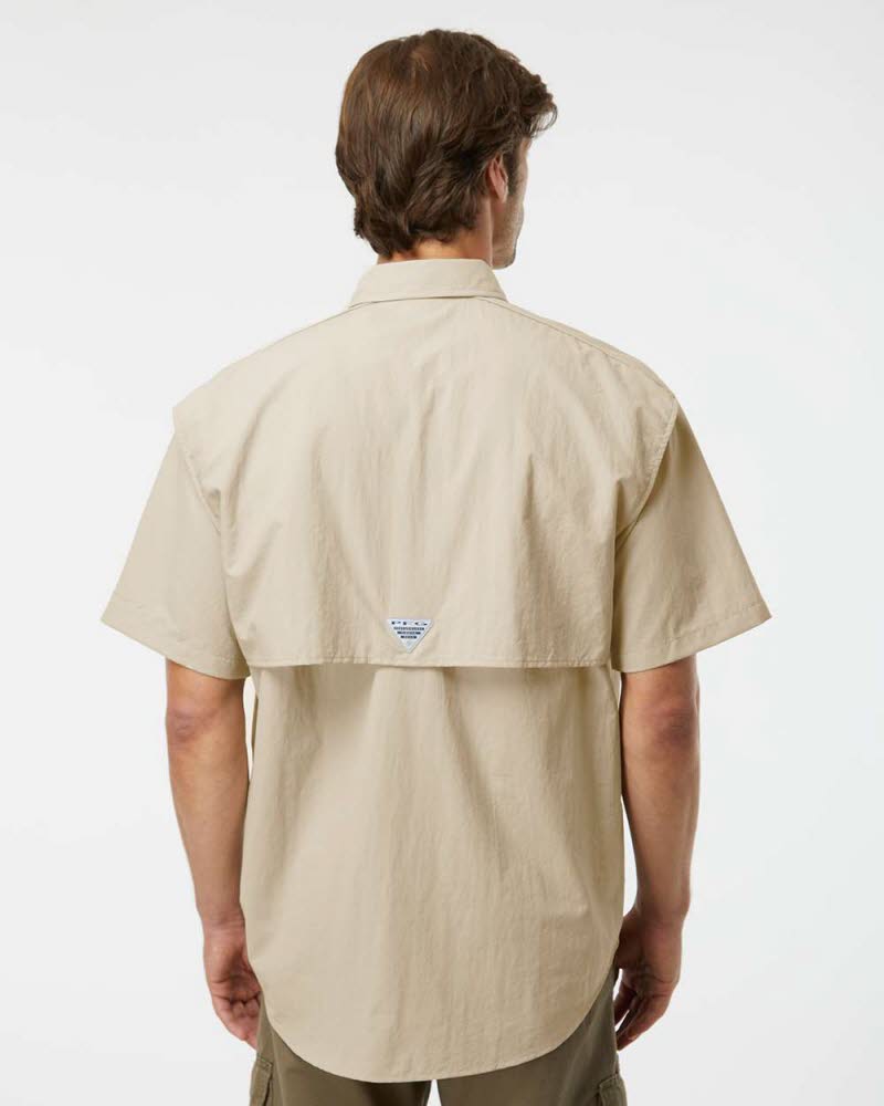 Columbia PFG Bahama Short Sleeve Shirt at Stitch Logo