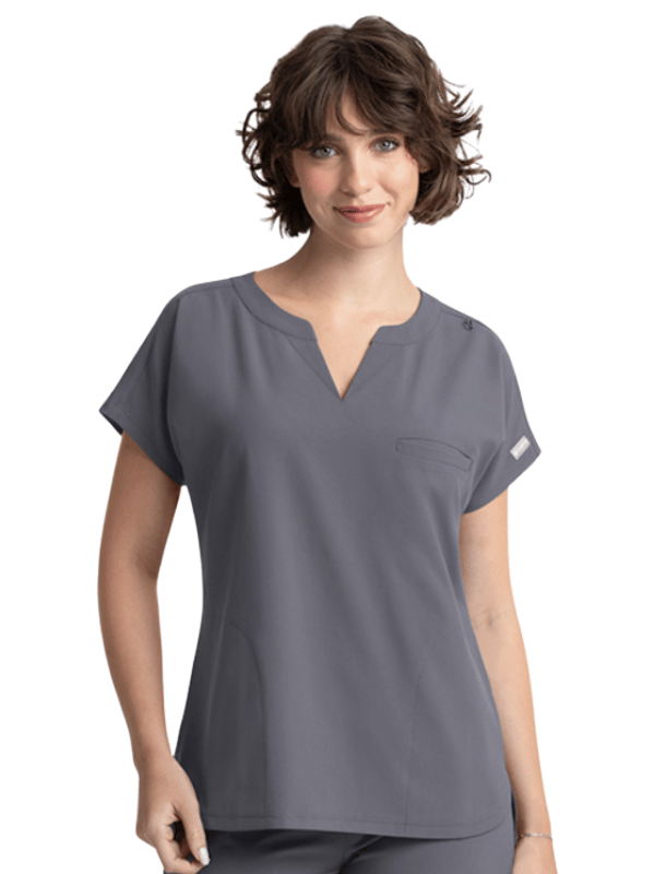 Women's Modern Dolman Scrub Tops at Stitch Logo