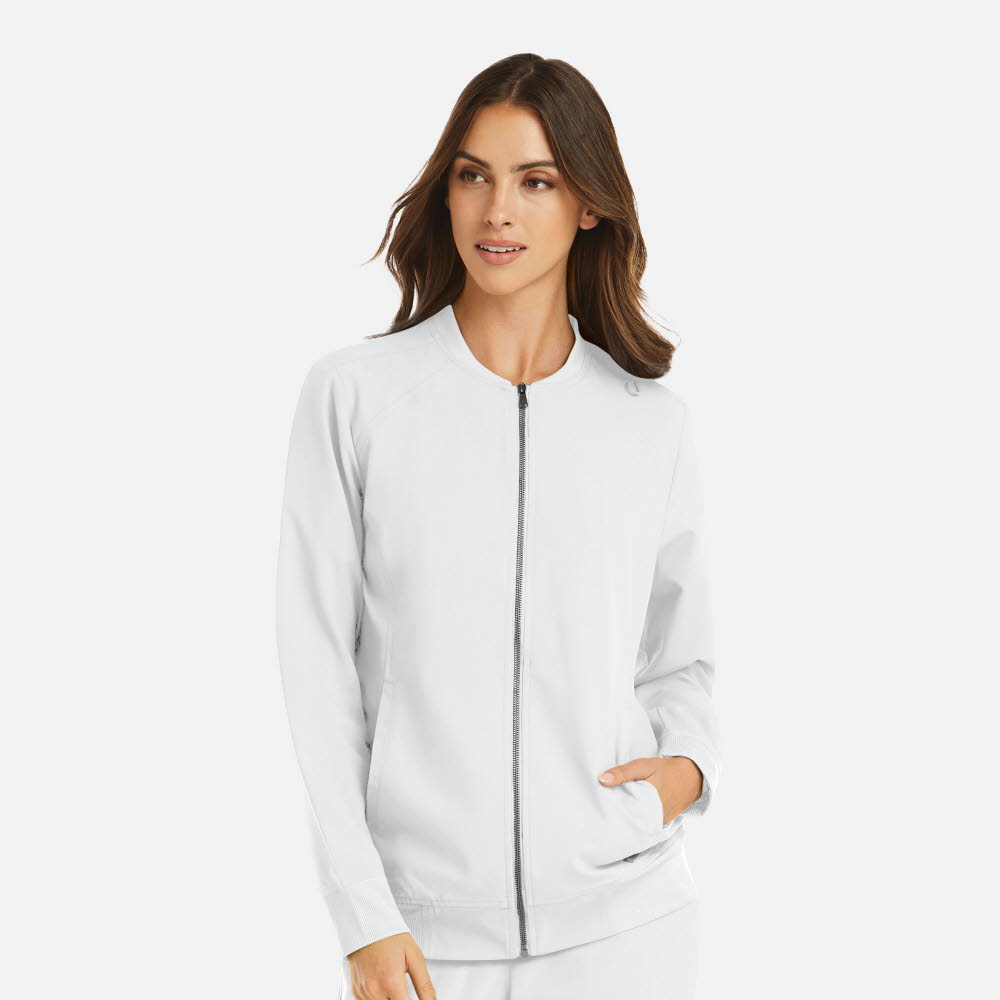 Women's Medical Jackets Embroidered at Stitch Logo