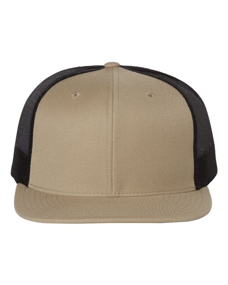 Richardson Flat Bill Trucker Hat at Stitch Logo