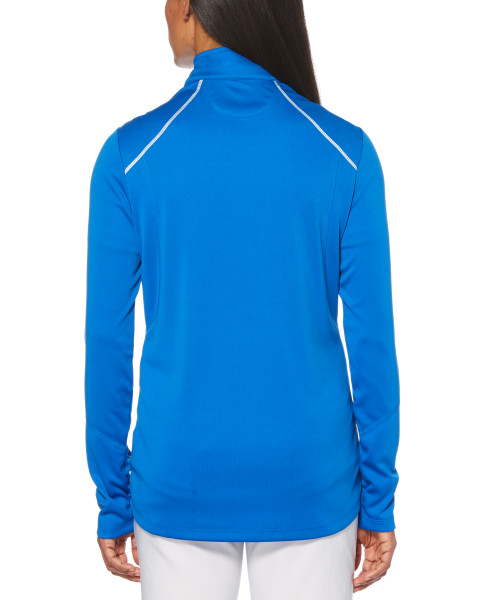 Callaway Ladies Water Repellent Quarter Zip at Stitch Logo