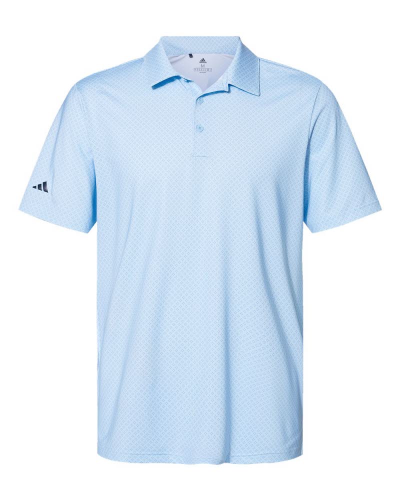 Men's Adidas Dot Print Polo at Stitch Logo A498