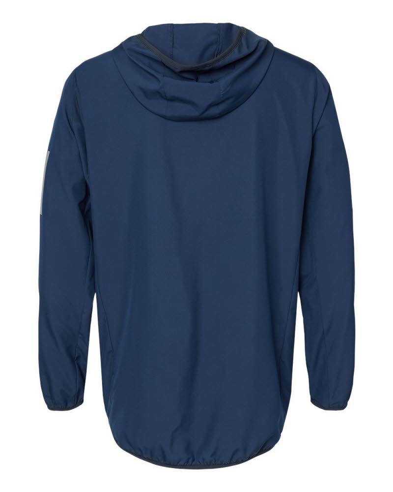 Adidas Hooded Full Zip Windbreaker at Stitch Logo