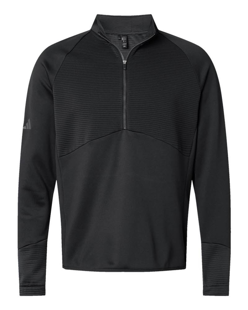 Men's Adidas Quarter Zip Pullover at Stitch Logo