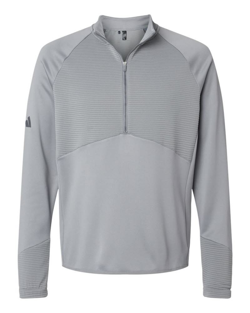 Men's Adidas Quarter Zip Pullover at Stitch Logo