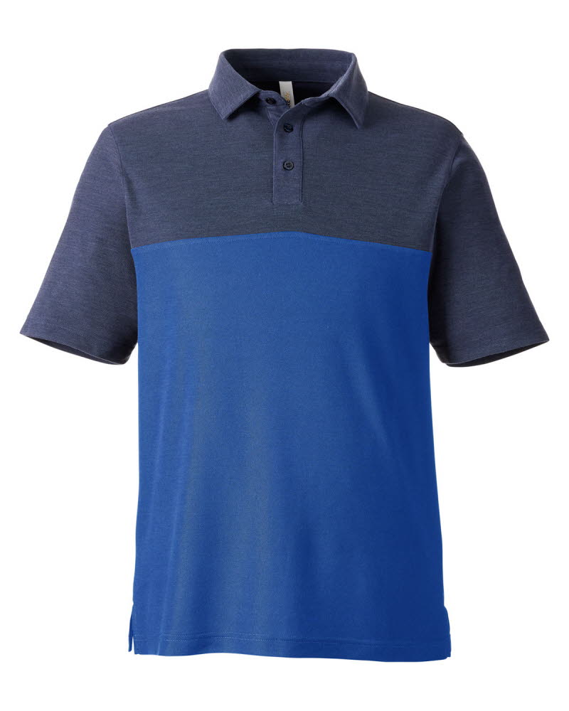 Men's Fusion Colorblock Polo Shirt at Stitch Logo