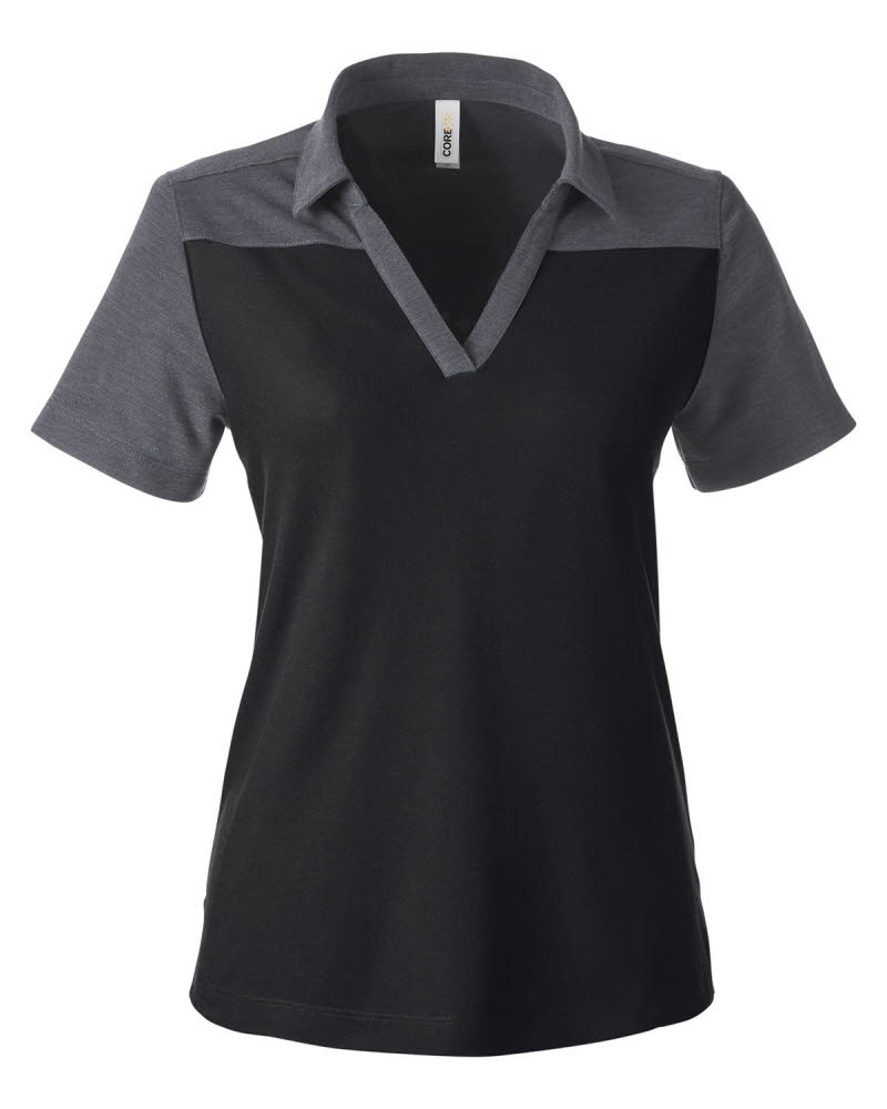 Ladies Fusion Colorblock Polo Shirt at Stitch Logo