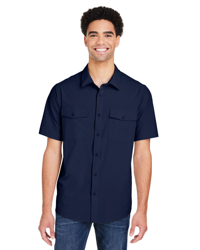 Men's Stretch Marina Fishing Shirts at Stitch Logo