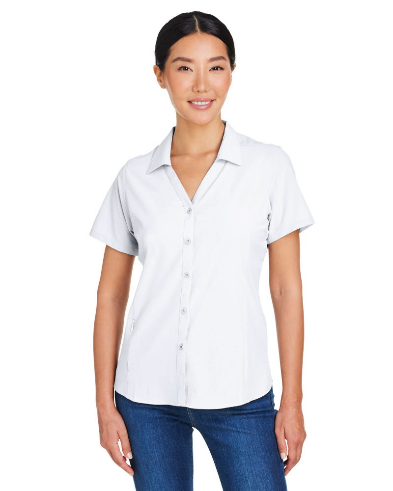 Ladies Stretch Marina Fishing Shirts at Stitch Logo