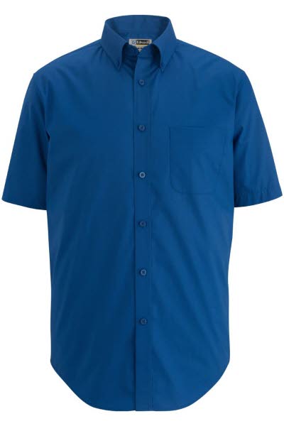ED1231 Men's Comfort Stretch Dress Shirt Short Sleeve