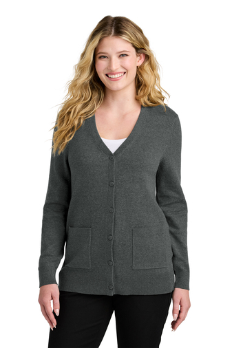 Women's Button Up Cardigan Sweater at Stitch Logo