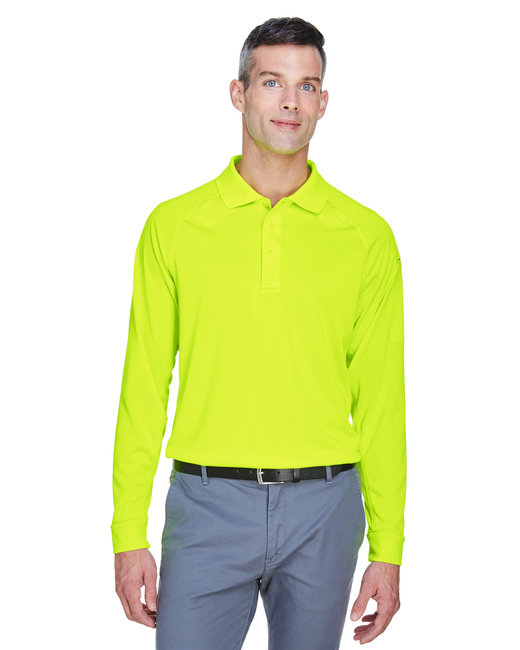 Men's Tactical Long Sleeve Polo at Stitch Logo, Inc.