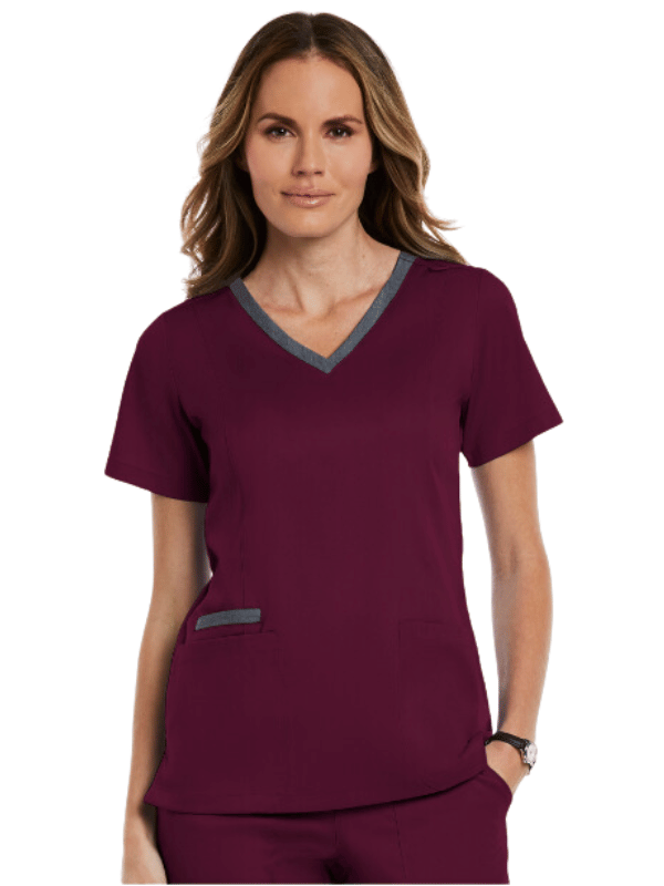 Matrix Contrast Scrub Top | Best Western Plus Uniforms