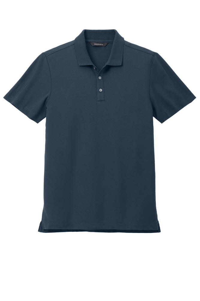 MM1004 Men's Stretch Pique Polo Shirt Navy Blue