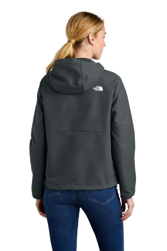 TNF Women's Hooded Soft Shell Jacket at Stitch Logo
