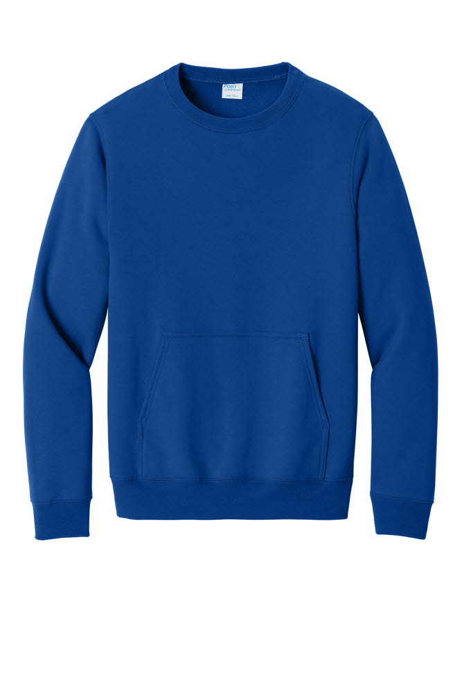 PC78PKT Crewneck Sweatshirt with Pocket at Stitch Logo