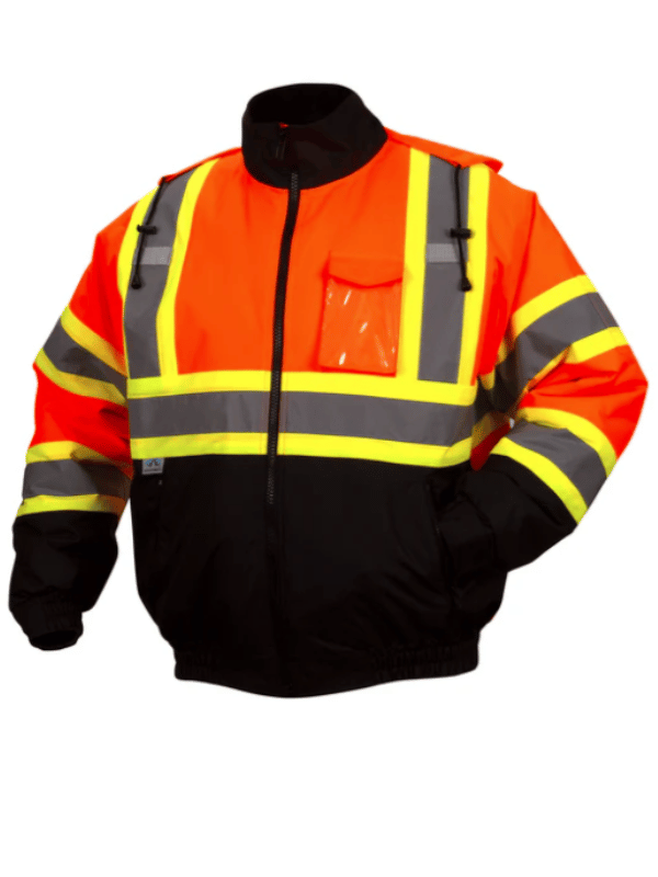 CLASS 3 Hi Vis Waterproof Quilt Lined Jacket