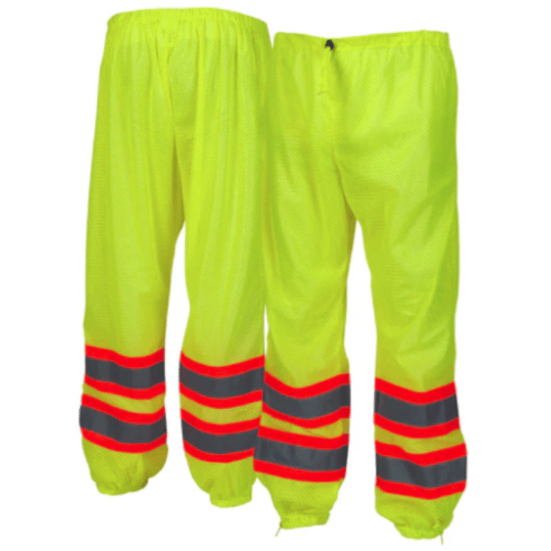 RMP CLASS E Hi Vis Rain Gear Reflective Lime Pants