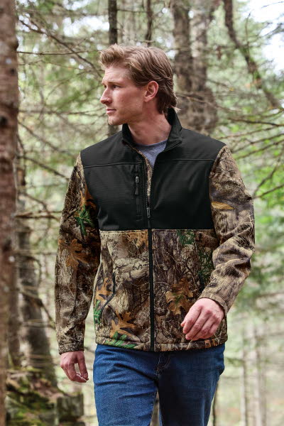 Russell Outdoors Realtree Colorblock Soft Shell Jacket