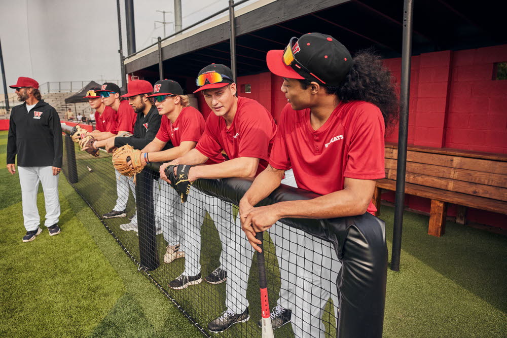 ST359 Sport-Tek Two Button Henley at Stitch Logo