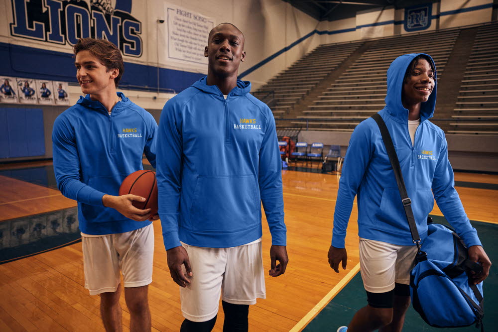 ST856 Men's Sport Wick Quarter Zip Hoodie