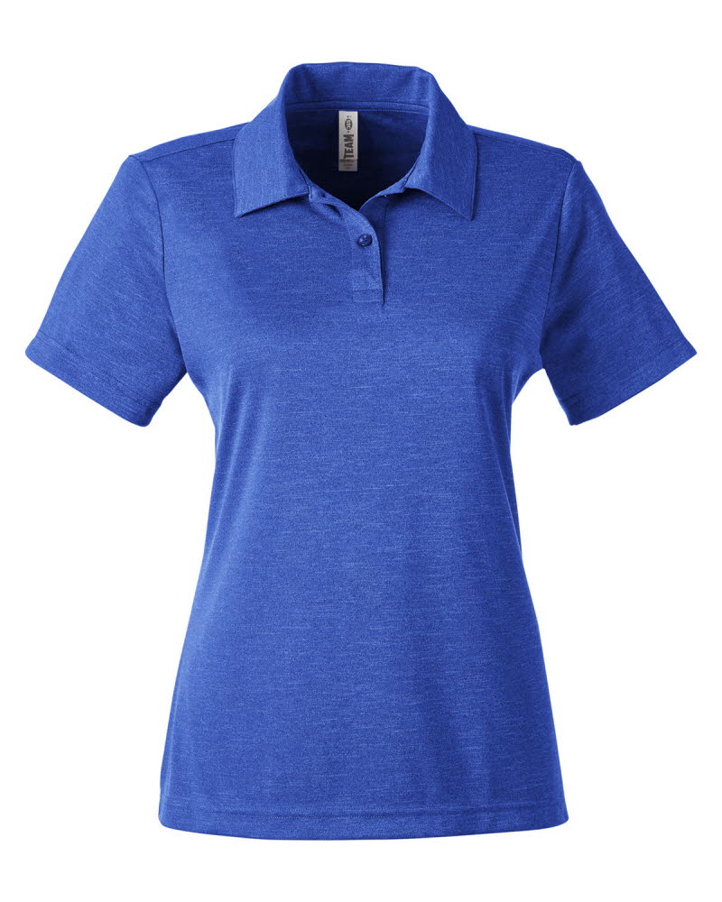 Women's Zone Sonic Heather Poly Polo at Stitch Logo