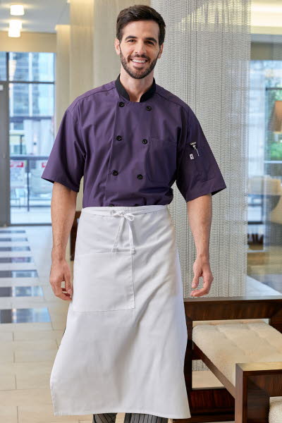 Moisture Wicking Mesh Back Chef Jacket