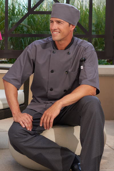 Moisture Wicking Mesh Back Chef Jacket