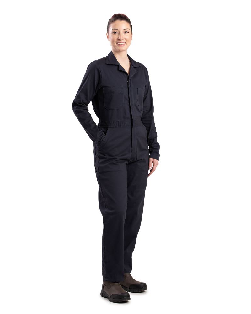 Berne Women's Cotton Spandex Coveralls | Stitch Logo Uniforms
