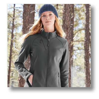 Soft Shell Jackets Embroidered at Stitch Logo