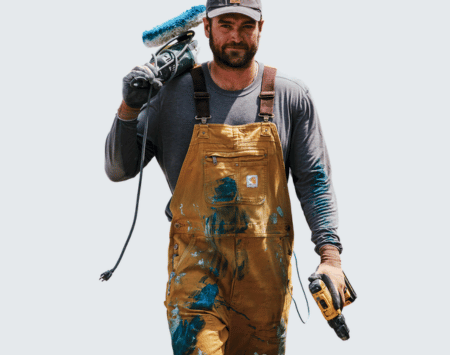 Painters Overalls and Custom Painting Uniform at Stitch Logo