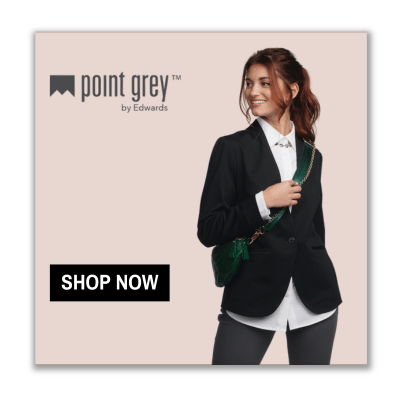 Point Grey by Edwards 4-Way Stretch Business Uniforms