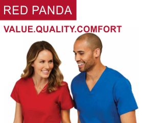 Red Panda Scrubs & Lab Coats