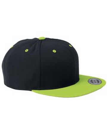 6089 Yupoong Flat Bill Snapback Cap at Stitch Logo