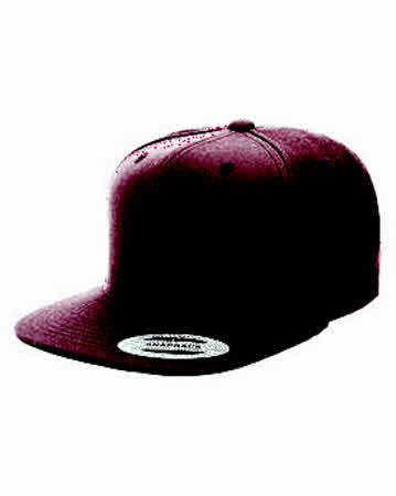 6089 Yupoong Flat Bill Snapback Cap at Stitch Logo