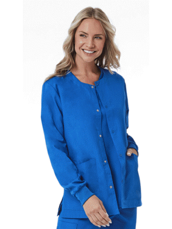 Embroidered Scrub Jacket Personalized Names