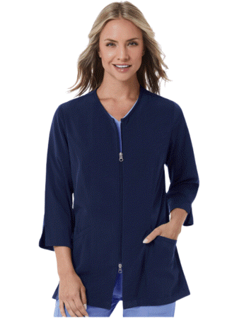 Embroidered Scrub Jacket Personalized Names