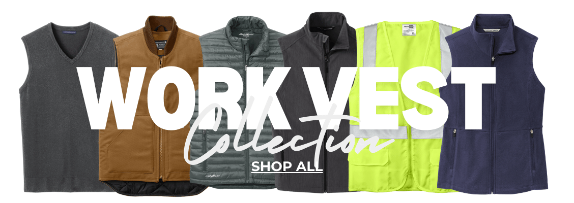 Dressy Work Vests for Catering & Hotel Uniforms
