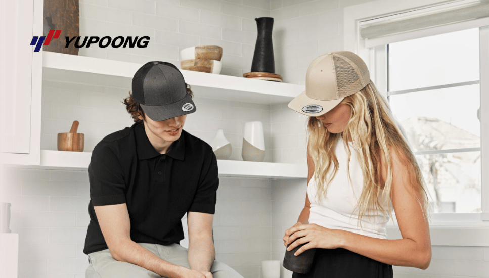 Yupoong Hats & Yupoong Beanies at Stitch Logo